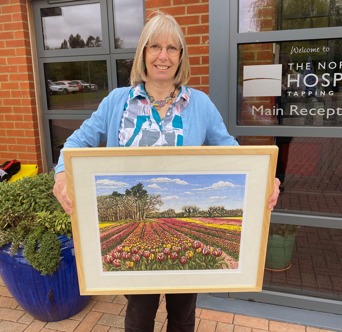 Tulips for Tapping – Louise Stebbing Printmaker